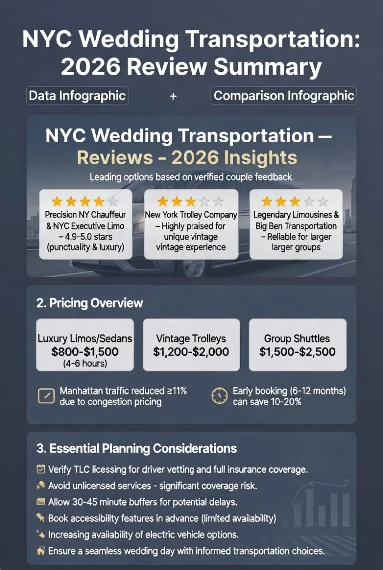 Wedding Transportation Reviews NYC: Best 2026 Picks!