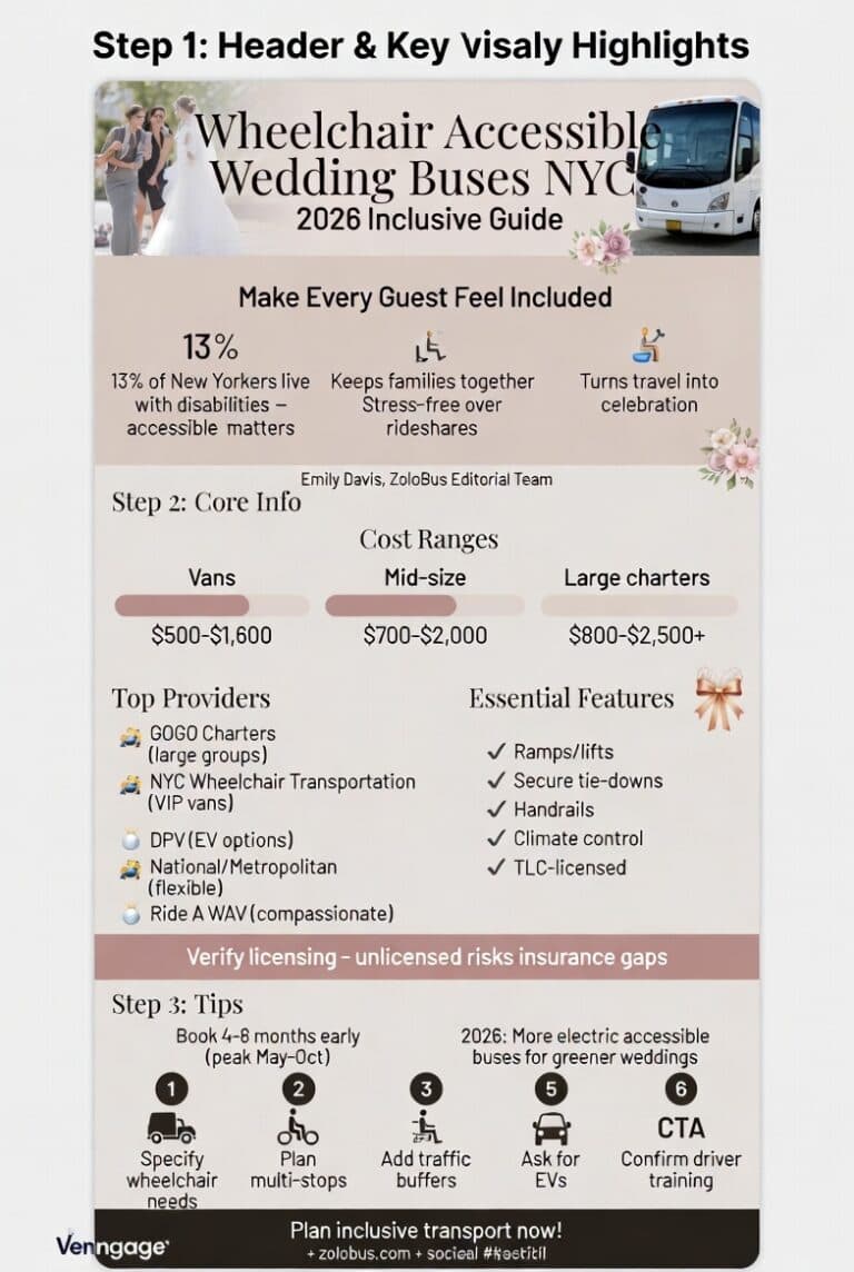 Wheelchair Accessible Wedding Buses NYC: Epic 2026 Guide!